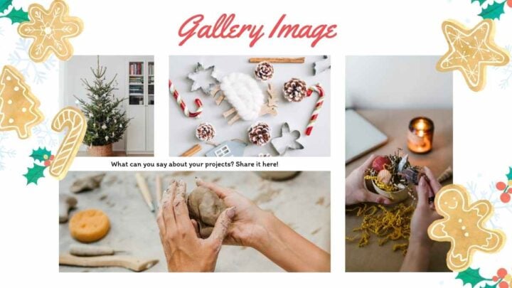 Illustrated Christmas Workshop. PPT & Google Slides Template ...