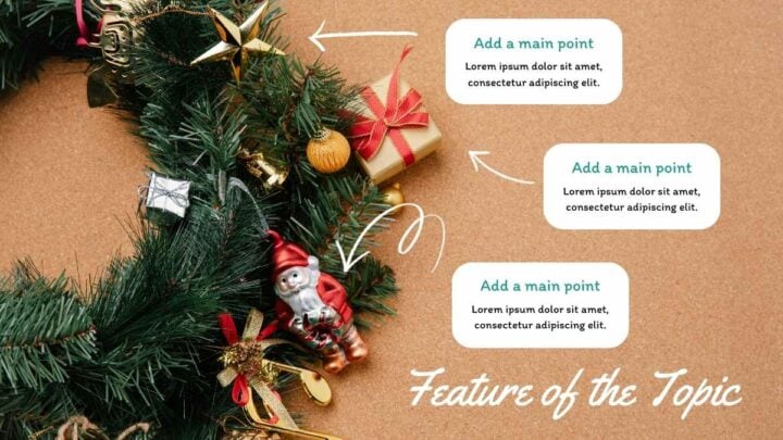 Illustrated Christmas Workshop. PPT & Google Slides Template ...