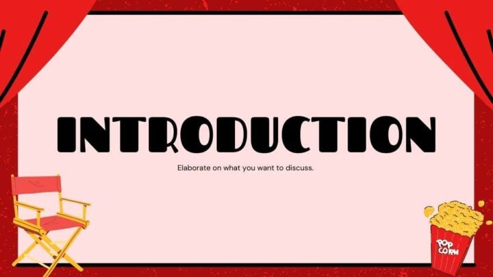 Illustrated Cinema Backgrounds. PPT & Google Slides Template ...