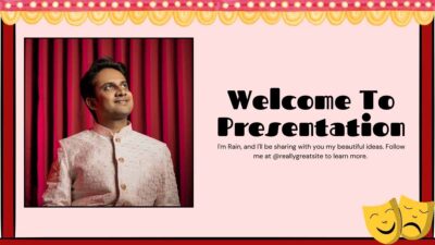 Illustrated Cinema Backgrounds. PPT & Google Slides Template ...