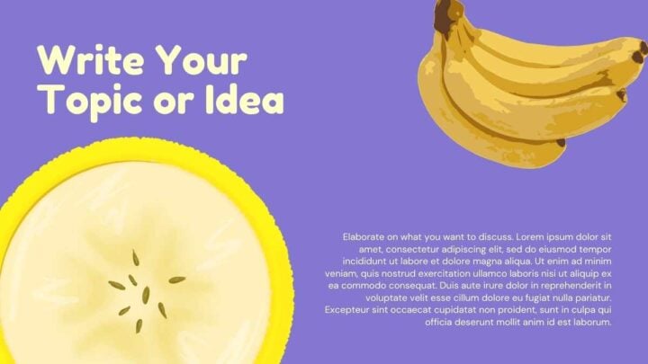 Illustrated Colorful Fruits. Free PPT & Google Slides Template ...