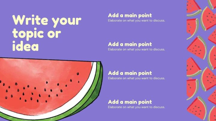 Illustrated Colorful Fruits. Free PPT & Google Slides Template ...