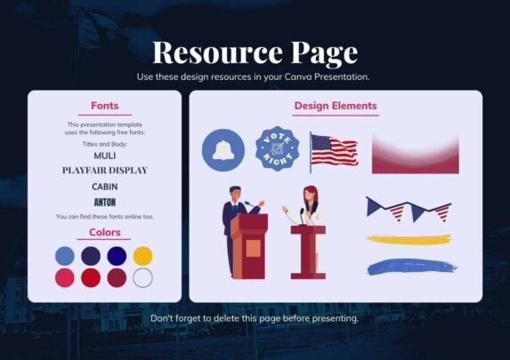 Countdown to Presidential Election Poster. Free PPT & Google Slides ...