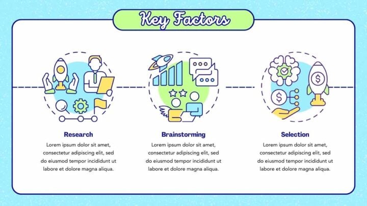 Creative Business Model Canvas Infographics. Slides Template ...