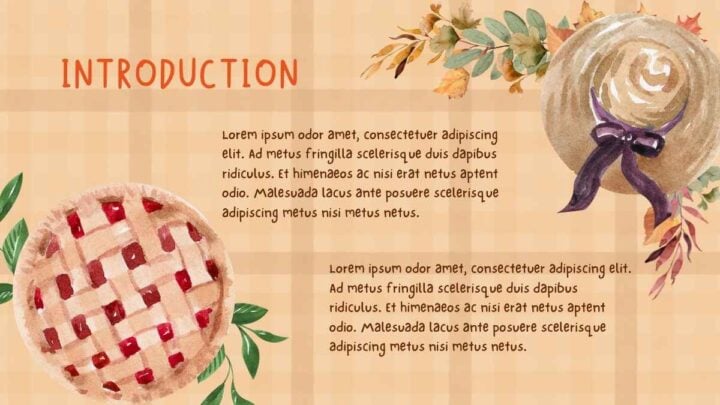 Fall Cottagecore Background. Slides Template — SlidesCarnival