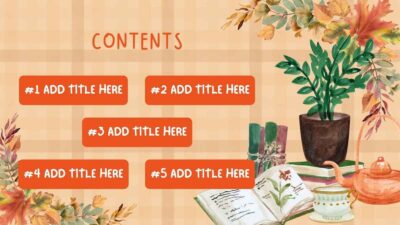 Fall Cottagecore Background. Slides Template — SlidesCarnival