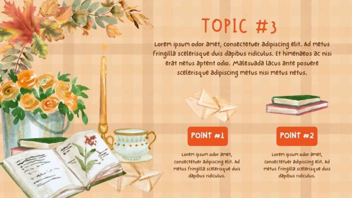 Fall Cottagecore Background. Slides Template — SlidesCarnival