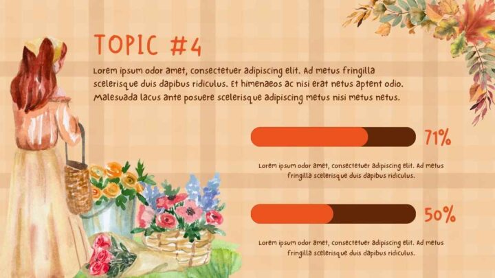Fall Cottagecore Background. Slides Template — SlidesCarnival