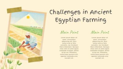 Farming In Ancient Egypt. Free Slides Template — SlidesCarnival