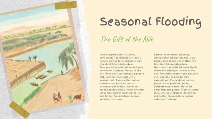 Farming In Ancient Egypt. Free Slides Template — SlidesCarnival
