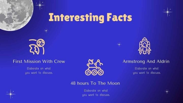 Illustrated First Moon Landing. Free PPT & Google Slides Template ...