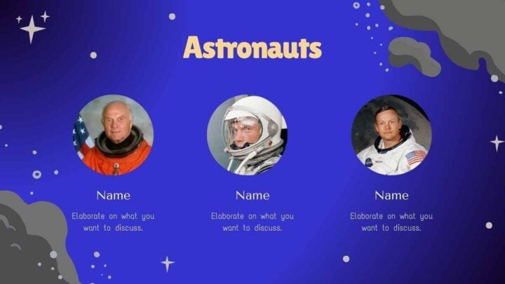 Illustrated First Moon Landing. Free PPT & Google Slides Template ...