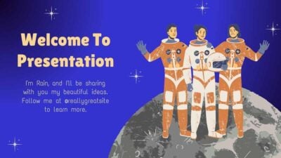 Illustrated First Moon Landing. Free PPT & Google Slides Template ...