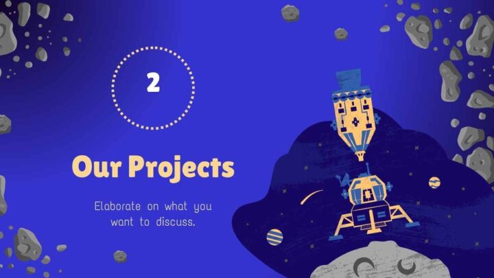 Illustrated First Moon Landing. Free PPT & Google Slides Template ...
