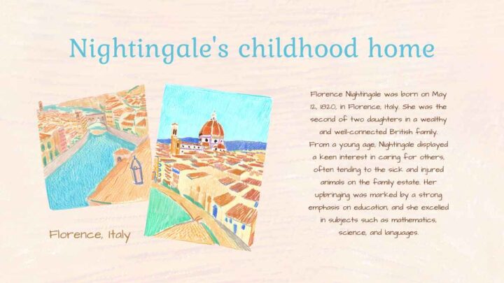 Florence Nightingale Biography . Free PPT & Google Slides Template ...