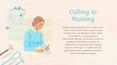 Florence Nightingale Biography . Free PPT & Google Slides Template ...