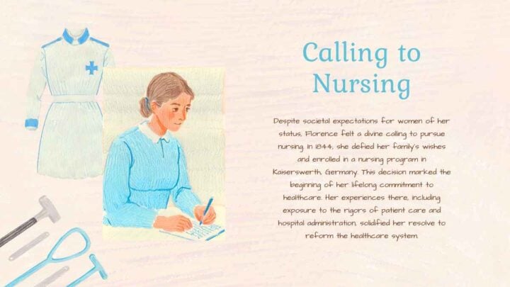 Florence Nightingale Biography . Free PPT & Google Slides Template ...