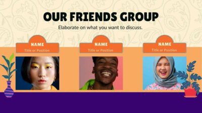 Illustrated Fun Friends Mini. Free PPT & Google Slides Template ...