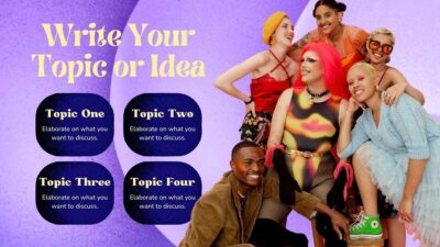 Illustrated Gender Roles and Identity. Free Presentation Template ...