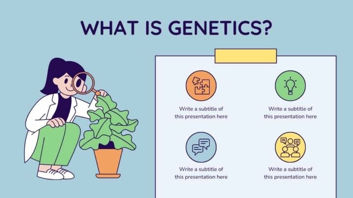 Genetics And Plant Breeding. Free PPT & Google Slides Template ...