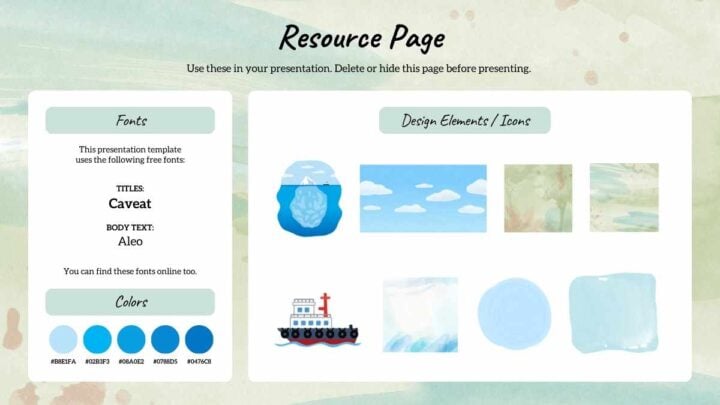 Iceberg Diagram. Free Infographics Template — SlidesCarnival