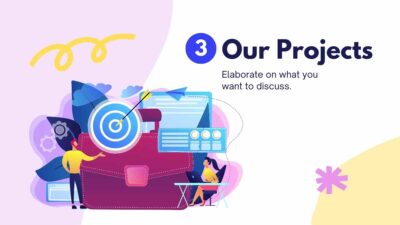 Illustrated Information Technology Lesson. Presentation Template ...