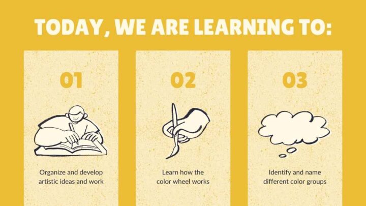 Illustrated Introduction to Color Theory Lesson. Free PPT & Google ...