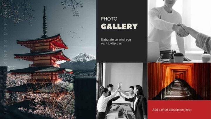 Japanese Business Meeting. Free Slides Template — SlidesCarnival