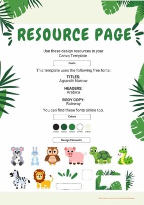 Let's Count Animals Worksheet. Free Slides Template — SlidesCarnival