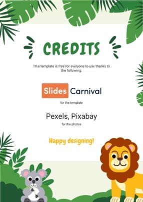 Let's Count Animals Worksheet. Free Slides Template — SlidesCarnival