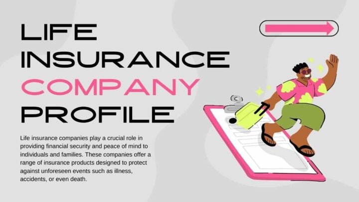 Life Insurance Company Profile. Slides Template — SlidesCarnival