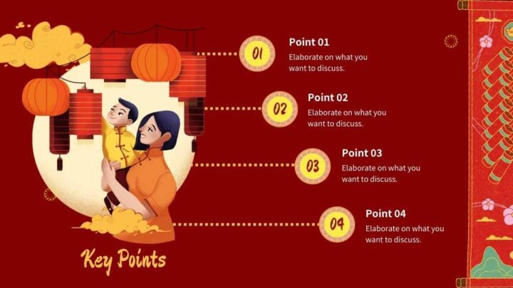 Illustrated Lunar New Year. Free Presentation Template — SlidesCarnival