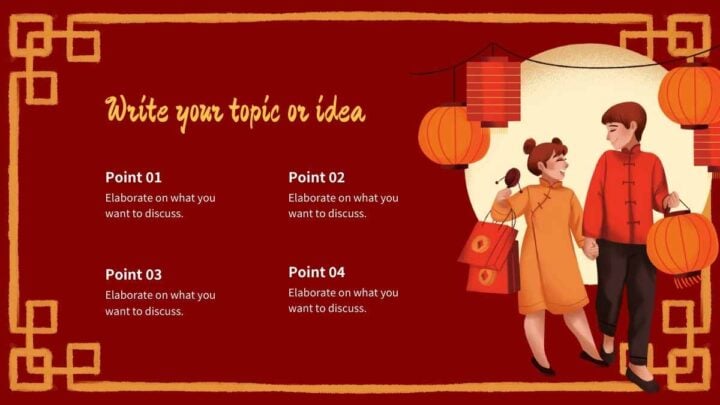 Illustrated Lunar New Year. Free Presentation Template — SlidesCarnival