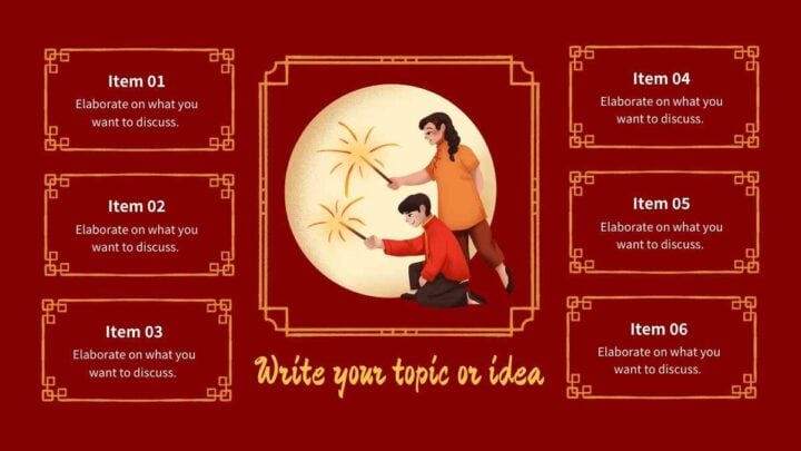 Illustrated Lunar New Year. Free Presentation Template — SlidesCarnival