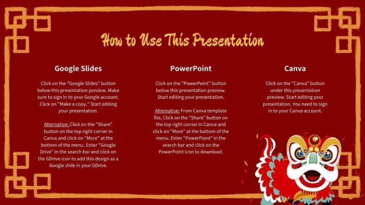Illustrated Lunar New Year. Free Presentation Template — SlidesCarnival