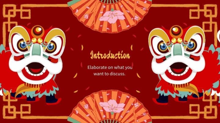 Illustrated Lunar New Year. Free Presentation Template — SlidesCarnival