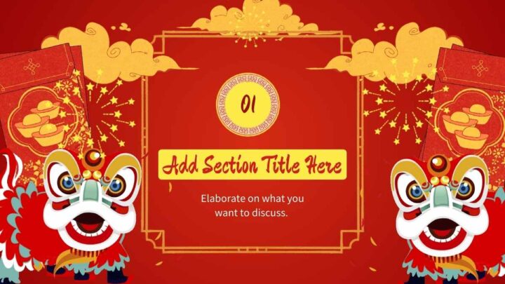 Illustrated Lunar New Year. Free Presentation Template — SlidesCarnival