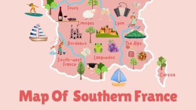 Map of France . Slides Template — SlidesCarnival