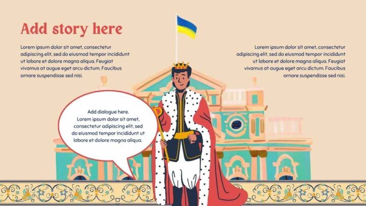 Illustrated Medieval Storybook. Presentation Template — SlidesCarnival