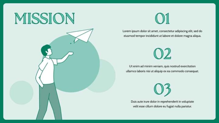 Mission Model Canvas Infographics. Free Slides Template — SlidesCarnival