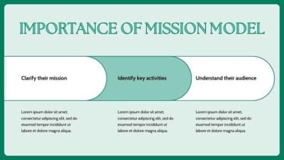 Mission Model Canvas Infographics. Free Slides Template — SlidesCarnival