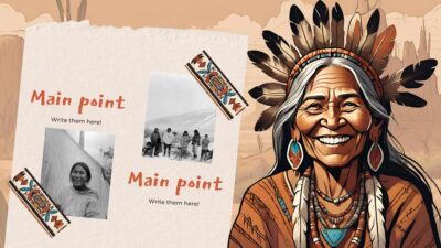 Illustrated Native American Lesson. Free PPT & Google Slides Template ...