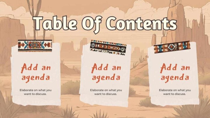 Illustrated Native American Lesson. Free PPT & Google Slides Template ...