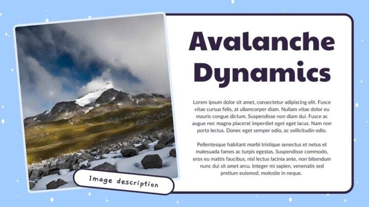 Natural Disasters: Avalanche. Free PPT & Google Slides Template ...