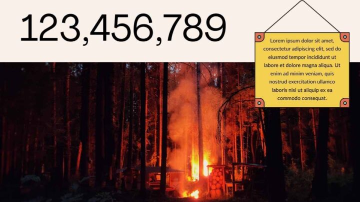 Natural Disasters: Wildfires. Free Slides Template — SlidesCarnival