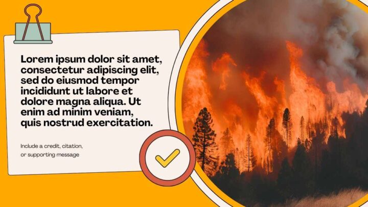 Natural Disasters: Wildfires. Free Slides Template — SlidesCarnival