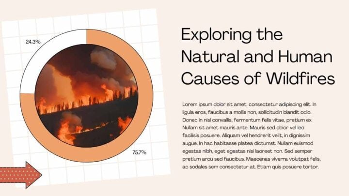 Natural Disasters: Wildfires. Free Slides Template — SlidesCarnival