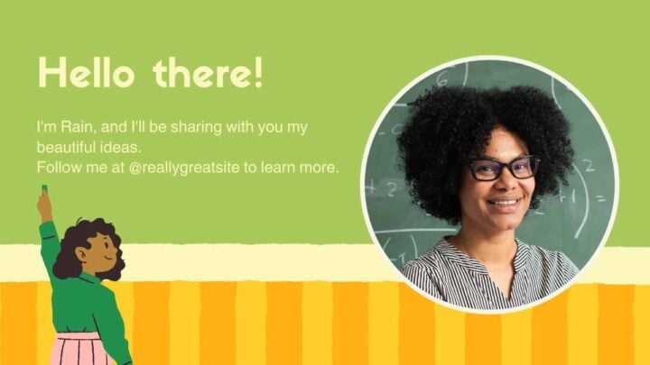 Illustrated Parent-Teacher Conference. Free Presentation Template ...