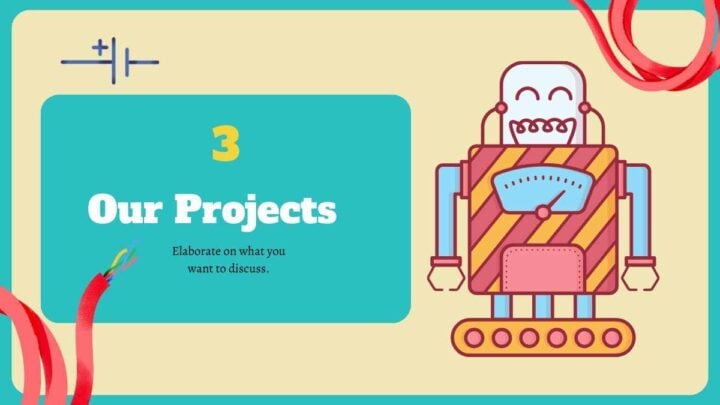 Illustrated Robotics and Artificial Intelligence Lesson. Free PPT ...