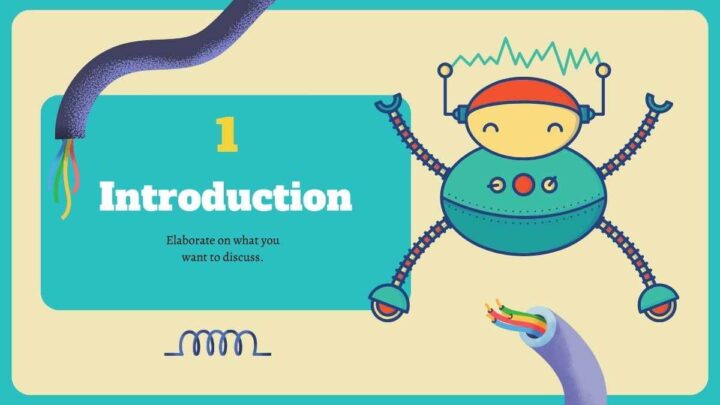 Illustrated Robotics and Artificial Intelligence Lesson. Free PPT ...